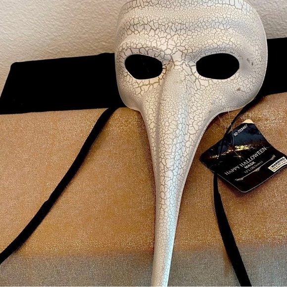 Accessories | White Long Beak Halloween Mask | Poshmark